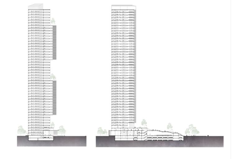 A Commercial High Rise Building | An Architect